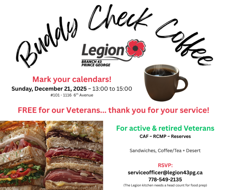 Buddy Check Coffee – Legion Prince George